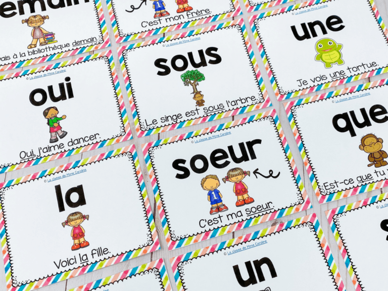 French High Frequency Words: 3 Tips to Teach Them with Confidence - La ...