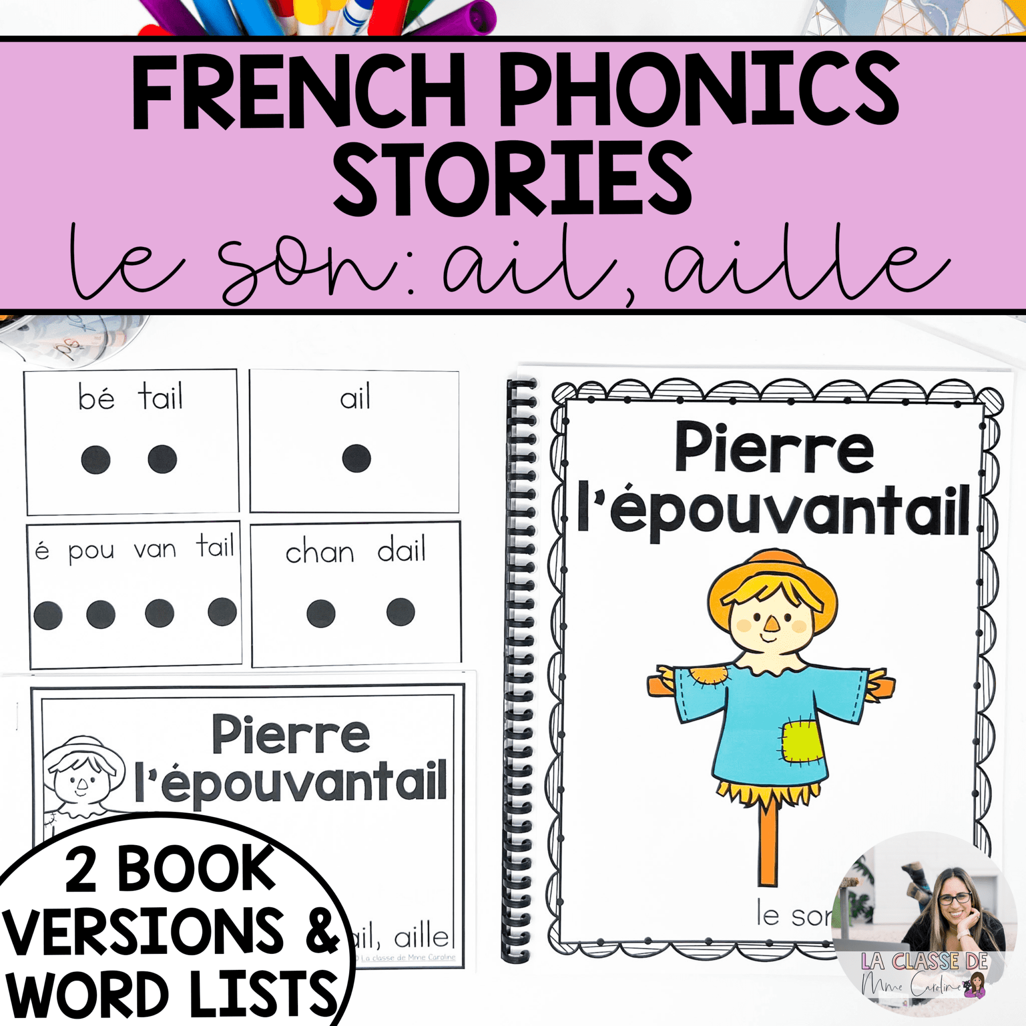 French Phonics Mini Books | Learn to Read in French | Le son: AIL ...