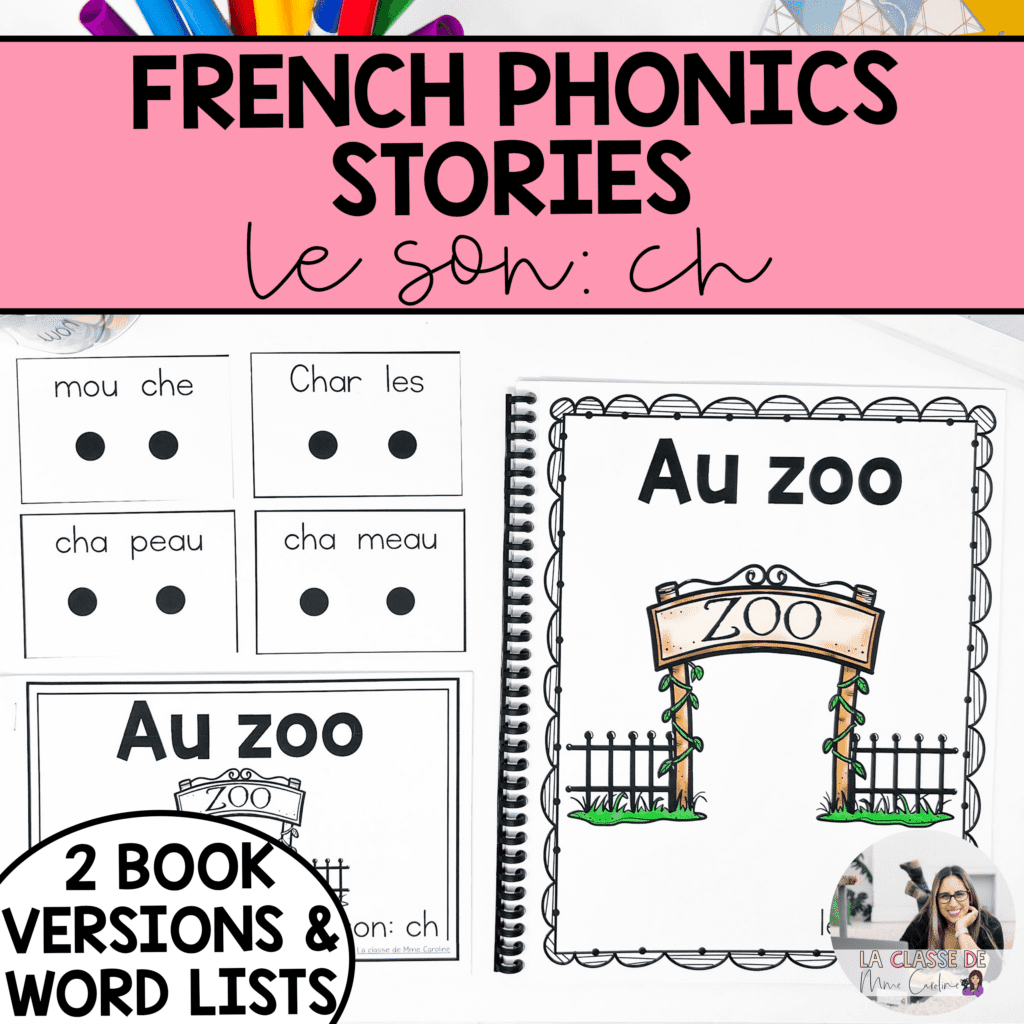 French Phonics Mini Books | Learn to Read in French | Le son: CH - La ...