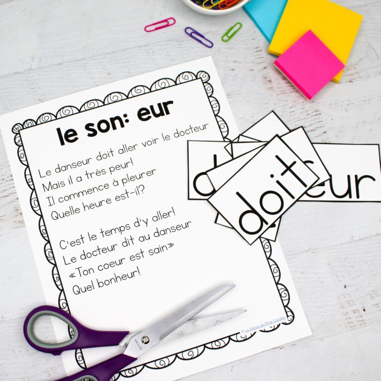 French Phonics Pocket Chart Stories | Mes histoires des sons | MEGA ...
