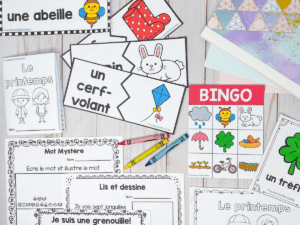 3 French Spring Activities you Need for your Literacy Block - La Classe ...