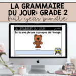 Grade 2: French Grammar Activities for Google Slides | Full Year Bundle ...
