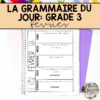 Grade 3 French Grammar Activities Interactive Notebook - February - La ...