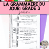 Grade 3 French Grammar Activities Interactive Notebook - June - La ...