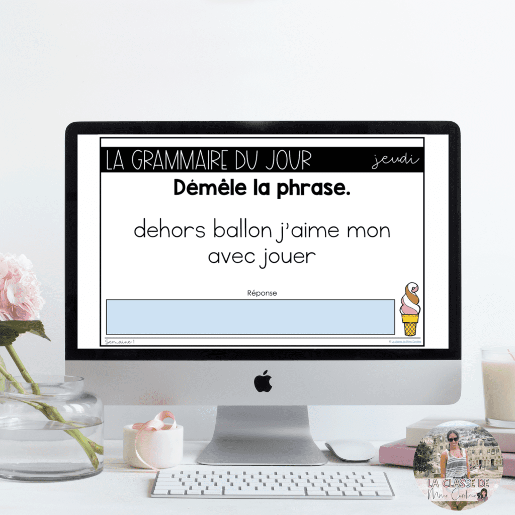 Grade 2: French Grammar Activities for Google Slides | Full Year Bundle ...