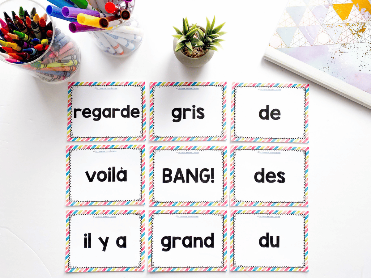 5 French Sight Word Games Your Students Will Love - La Classe de Mme ...
