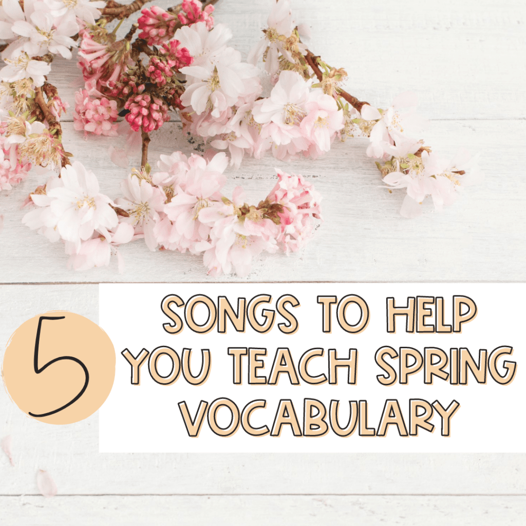 5 French Songs to Help Teach French Spring Vocabulary - La Classe de ...