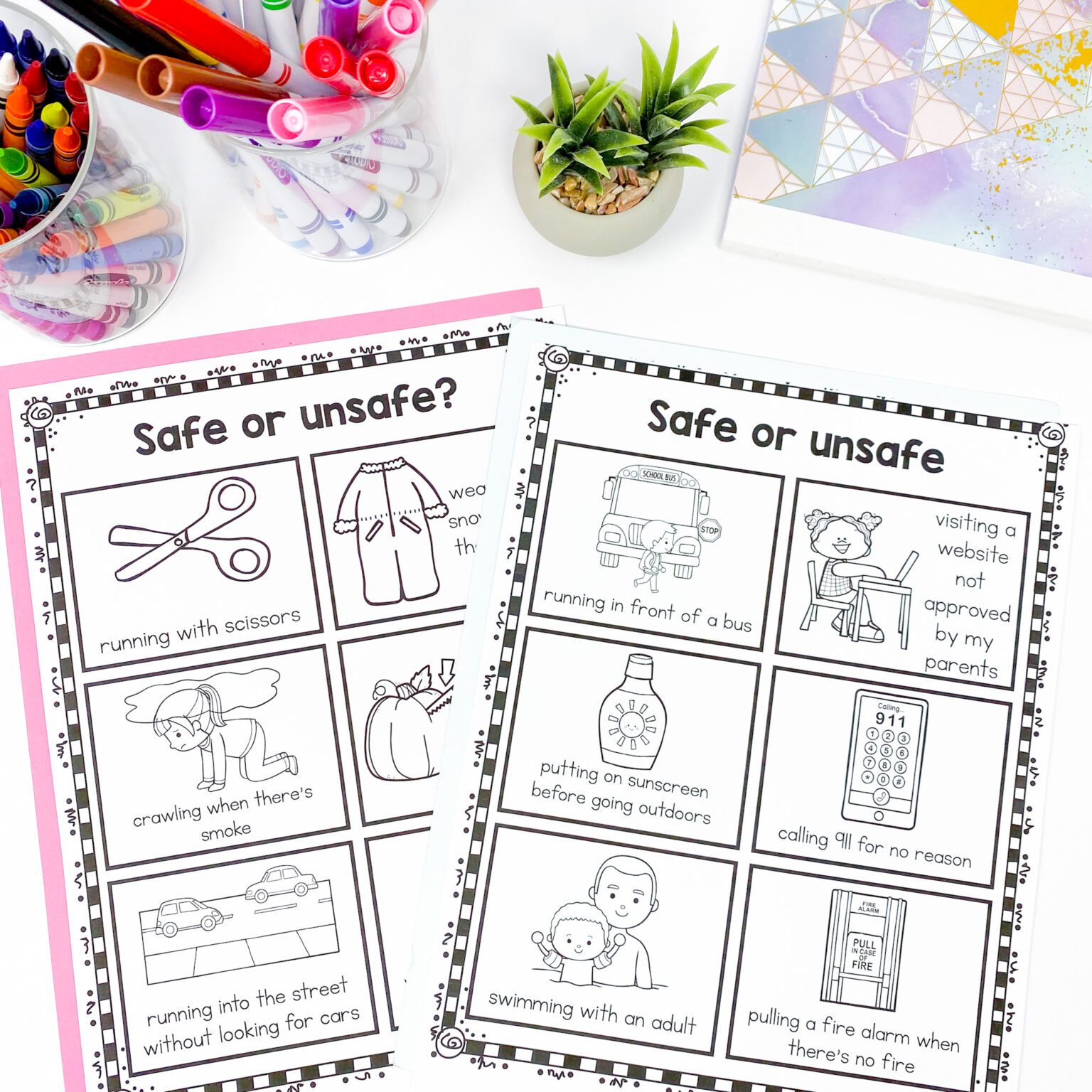 Grade 1 Personal Safety and Injury Prevention Health Unit in ENGLISH ...