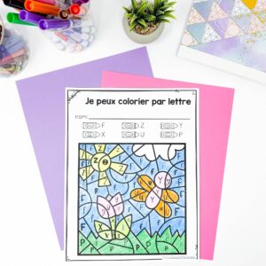 French Spring Math & Literacy Activities for Kindergarten | NO PREP ...