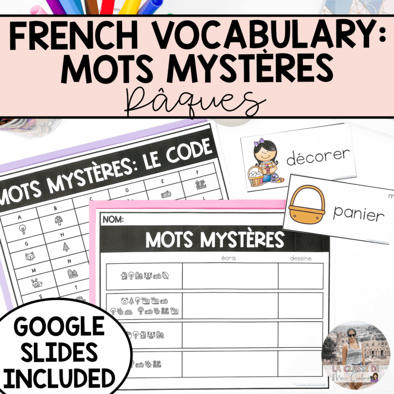 8 French Easter Activities Your Primary Students Will Love! - La Classe ...