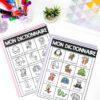 French Zoo Animals Vocabulary | French Word Wall Cards: vocabulaire du ...