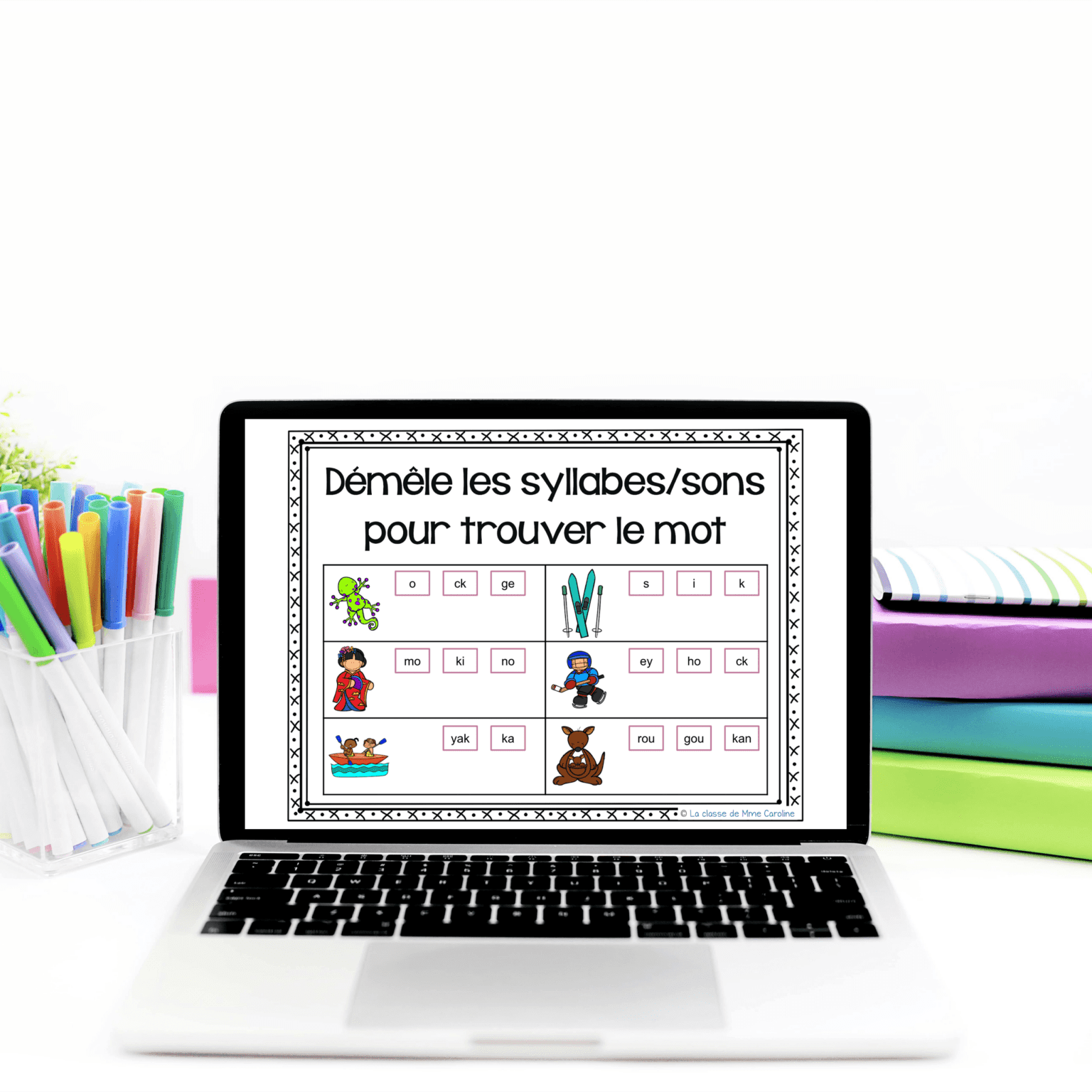 Digital French Phonics Activities (k) | French Sounds for Google Slides ...