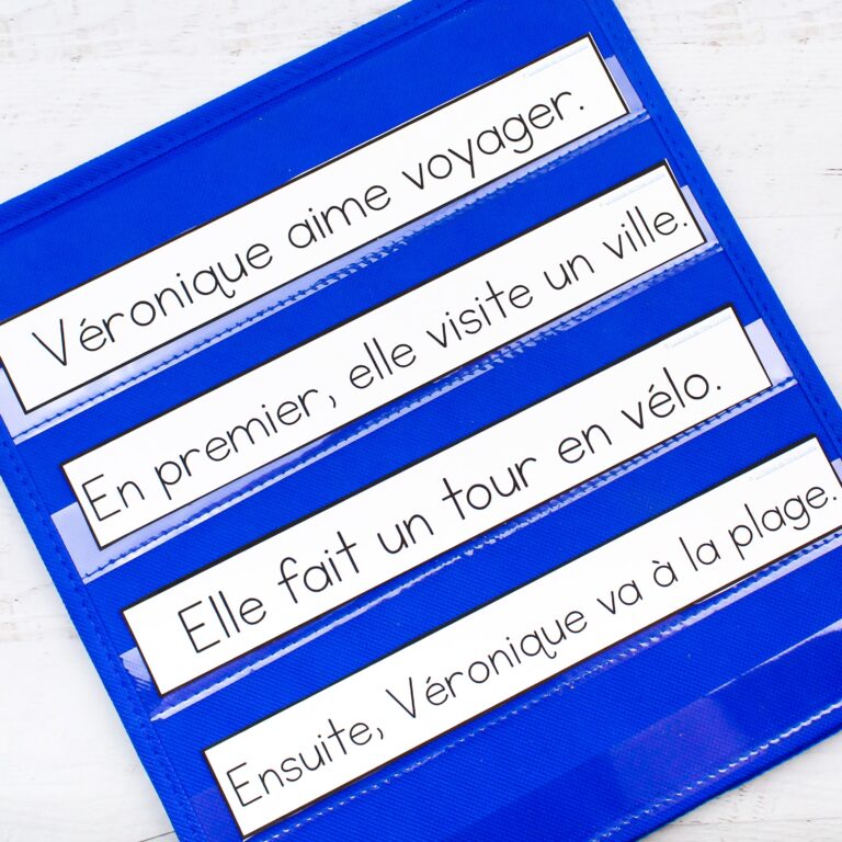 French Phonics Pocket Chart Stories | French Shared Reading | Les sons ...