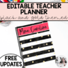 EDITABLE Teacher Planner with FREE YEARLY UPDATES - Cactus themed - La ...