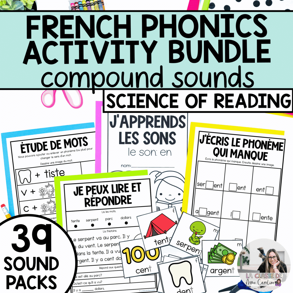 French Phonics Activities - Aligned with the Science of Reading ...