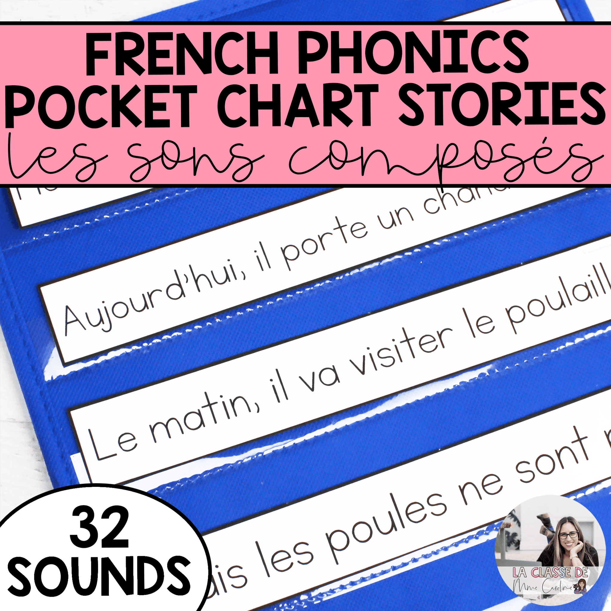 French Phonics Pocket Chart Stories for Shared Reading | Les sons ...