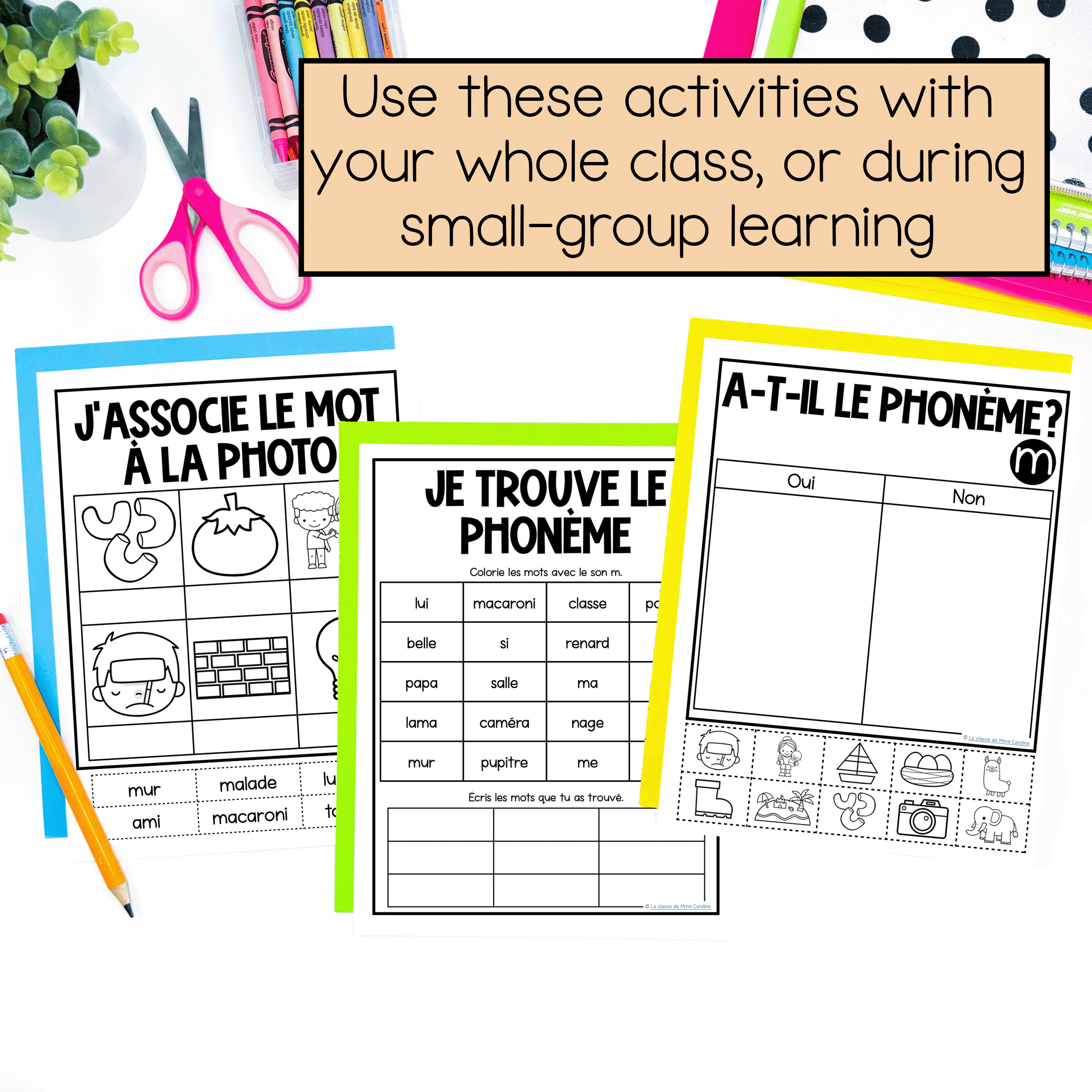 French Phonics Activities - Decoding Phonological & Phonemic Awareness ...