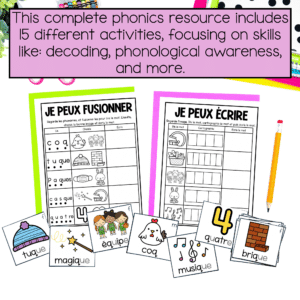 French Phonics Activities - Decoding Phonological & Phonemic Awareness ...