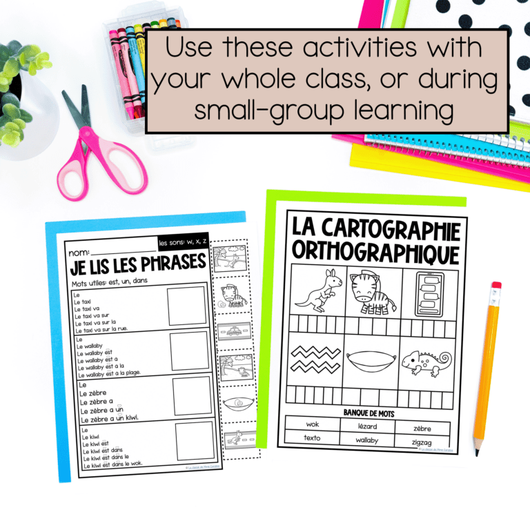 French Phonics Activities - Decoding Phonological & Phonemic Awareness ...