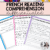 Differentiated French Reading Passages for Back to School | French ...