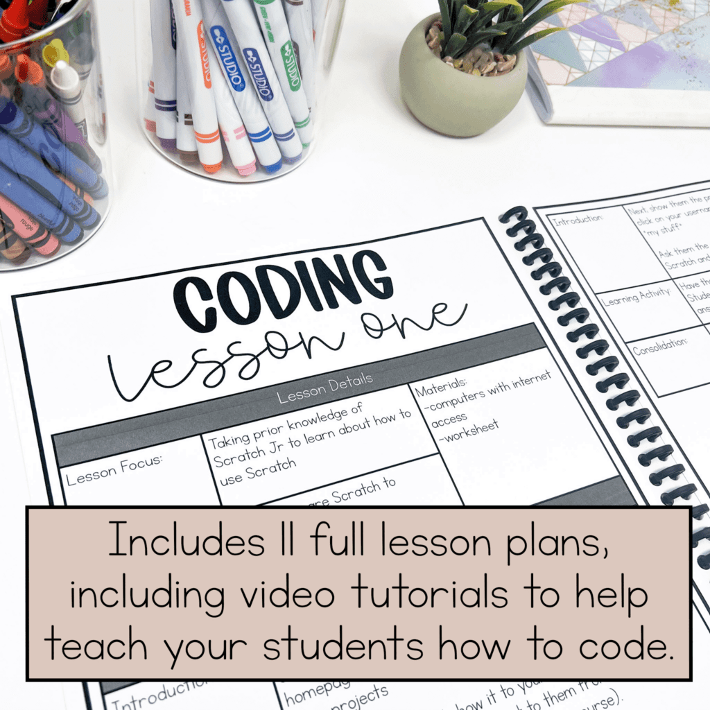 Grade 3 Coding Unit Introduction To Scratch Coding Unit In English La Classe De Mme Caroline