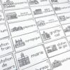 French Community Places Vocabulary | French Word Wall Cards | Ma ...