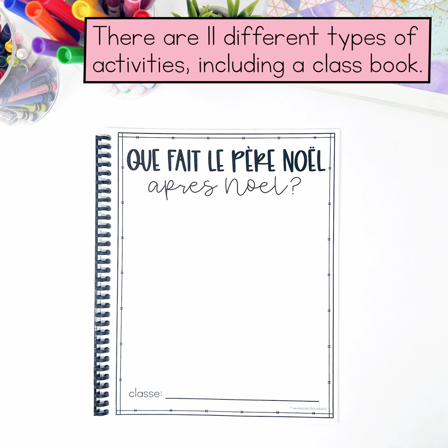 French Christmas Activities and Worksheets | Les activités de Noël - La ...