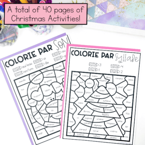 French Christmas Activities and Worksheets | Les activités de Noël - La ...