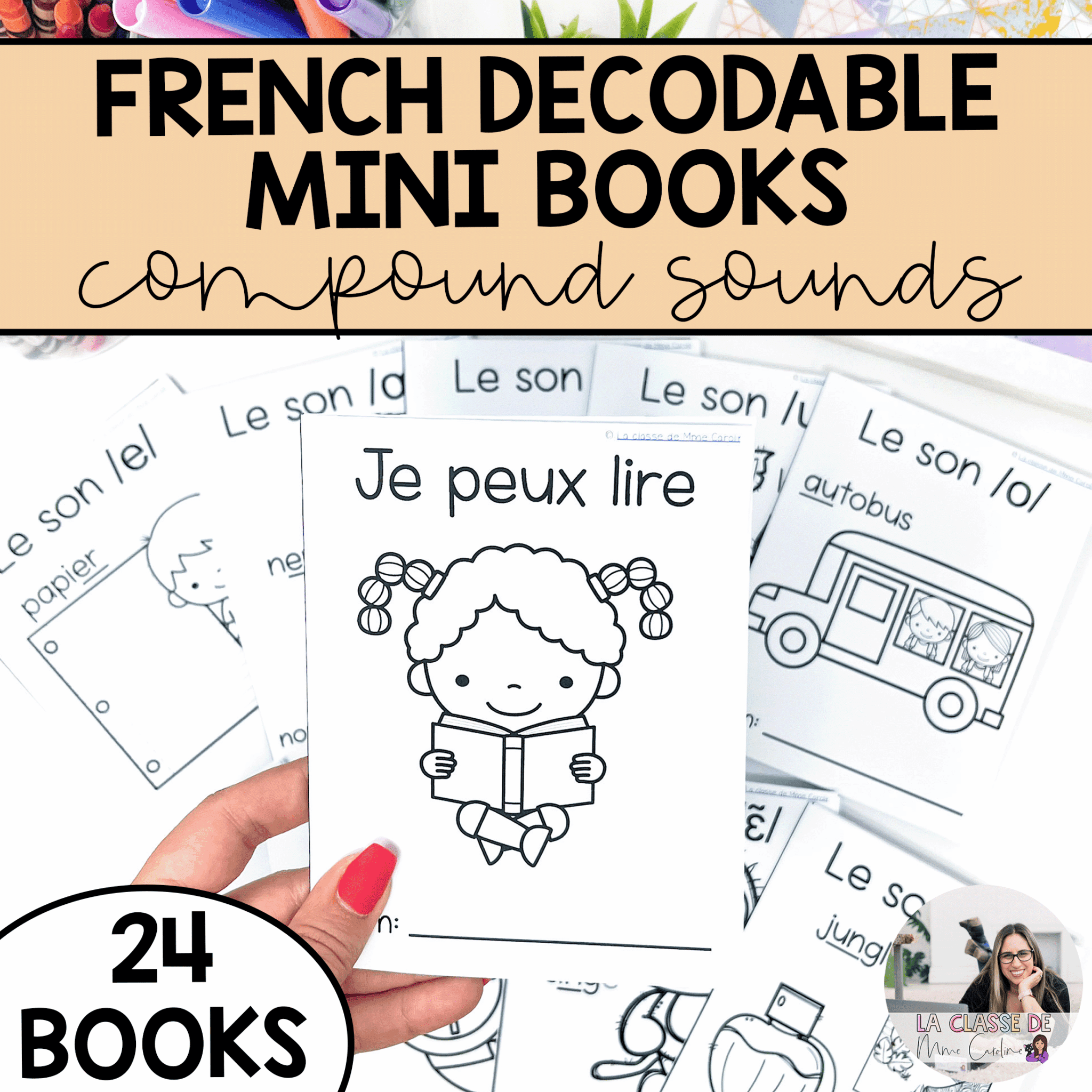 French Decodable Books for Compound Sounds | French Science of Reading ...