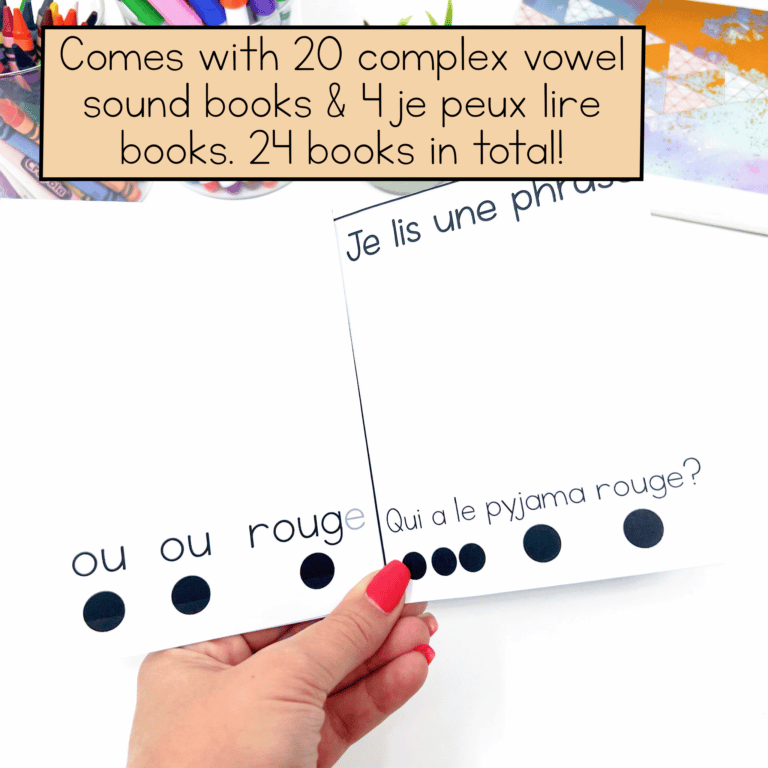 French Decodable Books for Compound Sounds | French Science of Reading ...