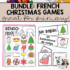 French Christmas Games and Activities Bundle | Ensemble de jeux de Noël ...