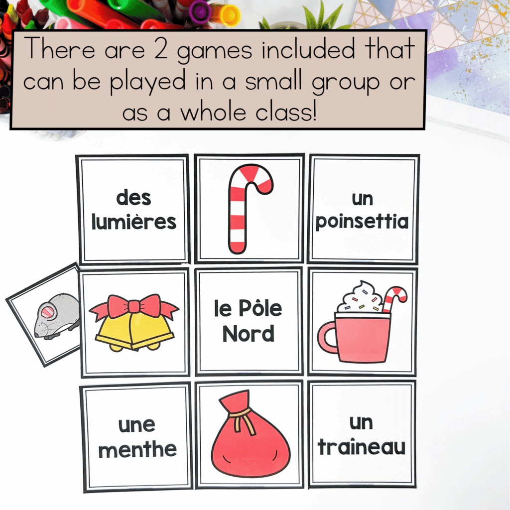 French Christmas Games and Activities Bundle | Ensemble de jeux de Noël ...
