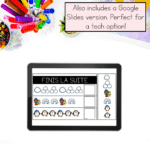 French Patterning Math Centre for Kindergarten Bundle | Les suites en ...