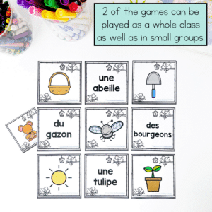 French Spring Games and Activities Bundle | Ensemble de jeux ...