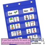 French Rhymes Pocket Chart Centre | French Phonological Awareness ...