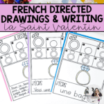 French Valentine's Day Directed Drawing & Writing Activity | Les ...