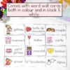 French Valentine's Day Vocabulary Word Wall Cards | Cartes de ...