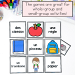 French Back to School Games and Activities Bundle | Ensemble de jeux la ...