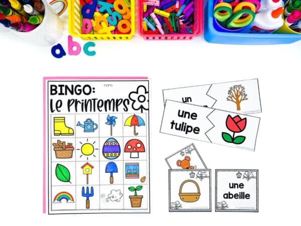 5 Engaging French Spring Activities for Reading and Writing - La Classe ...