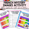 French Back to School Colour by Code Mystery Images | Colorie par code ...