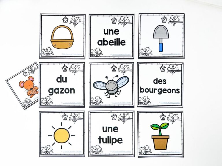 8 Easy French Vocabulary Games You Can Play with Any List - La Classe ...