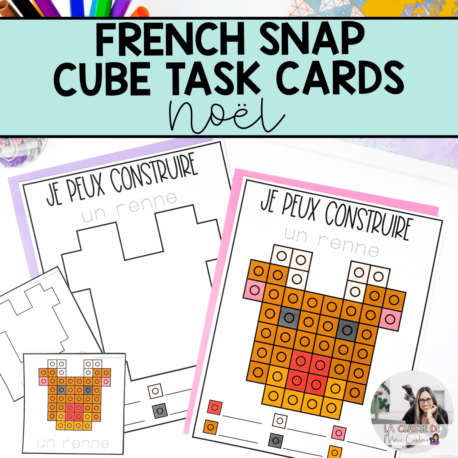 French Spring Pattern Block Task Cards for Primary - Early Finishers ...