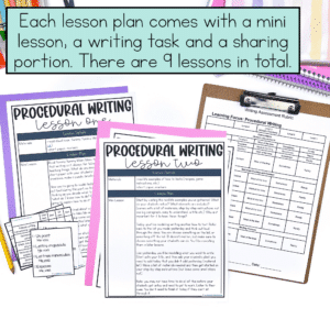 French Procedural Writing Unit for Primary Students | Une marche à ...