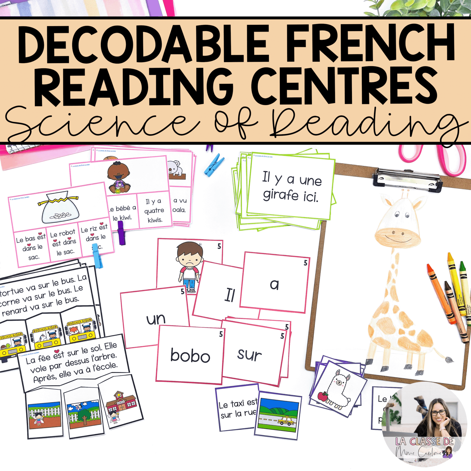 French Literacy Centres for Practicing Reading and Decoding - Science ...