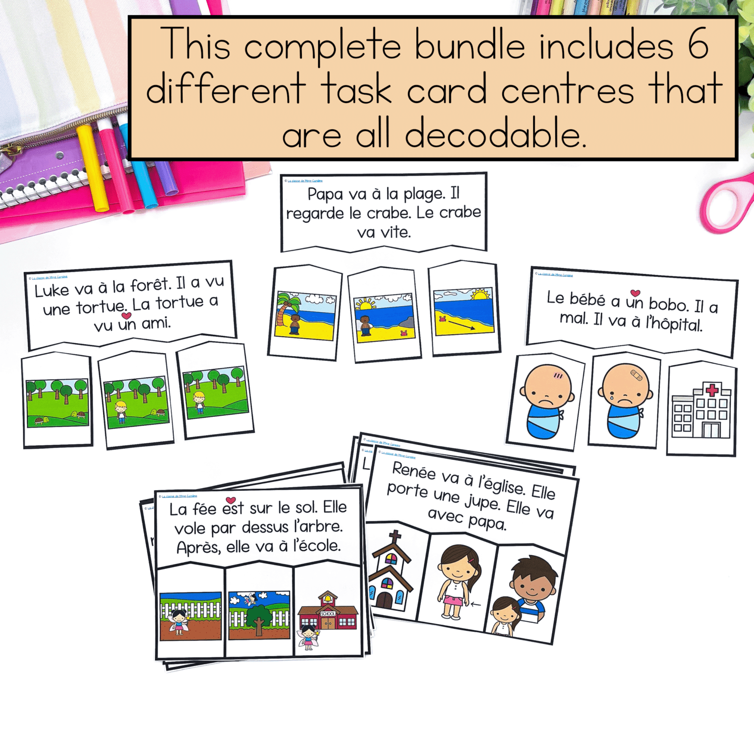 French Literacy Centres for Practicing Reading and Decoding - Science ...