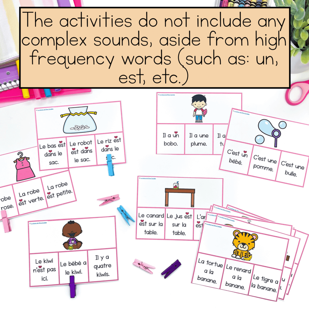 French Literacy Centres for Practicing Reading and Decoding - Science ...