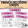 French Decoding Strips to Practice French Reading - Vowel Sounds and ...