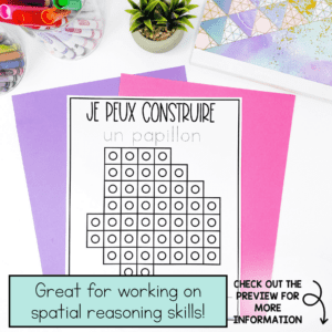 French Spring Snap Cube Task Cards for Primary - Early Finishers ...