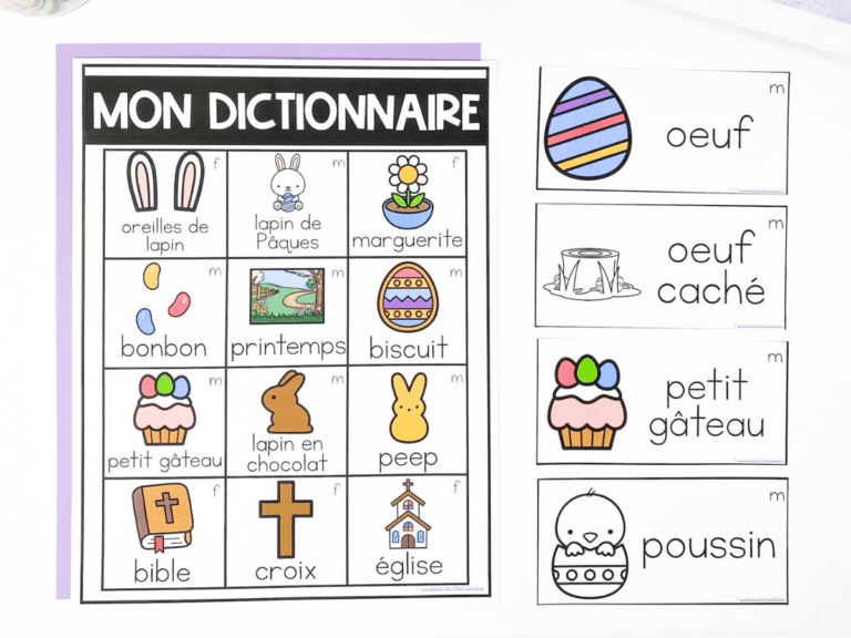 8 French Easter Activities Your Primary Students Will Love! - La Classe ...