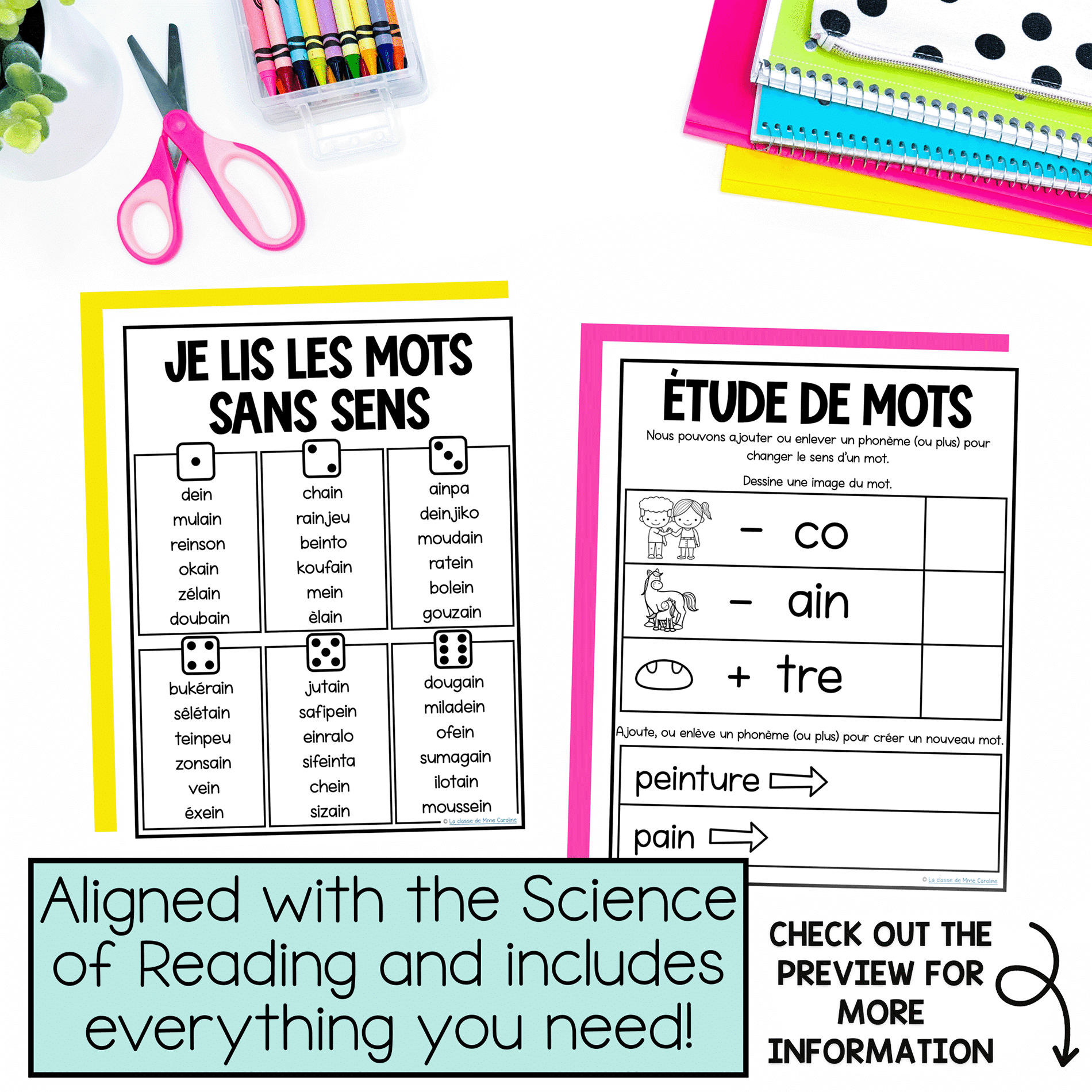 French Phonics Activities - Decoding, Phonological & Phonemic Awareness ...